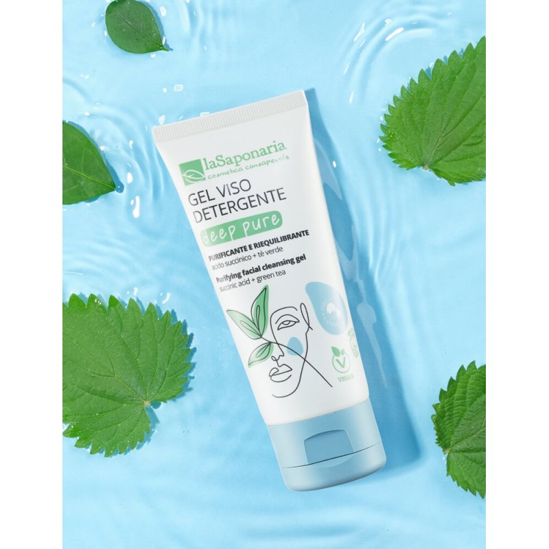 Gel Detergente Viso Bio Deep Pure - pelle impura | La Saponaria